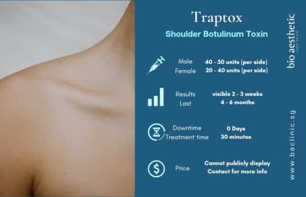 Shoulder Botox (Traptox & Barbie Tox) Singapore | Benefits and Price